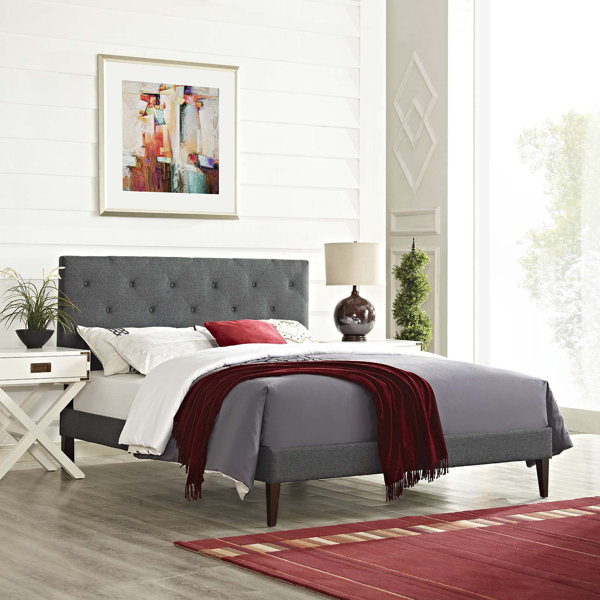 Modway Tarah Platform Bed with Squared Tapered Legs & Reviews | Wayfair